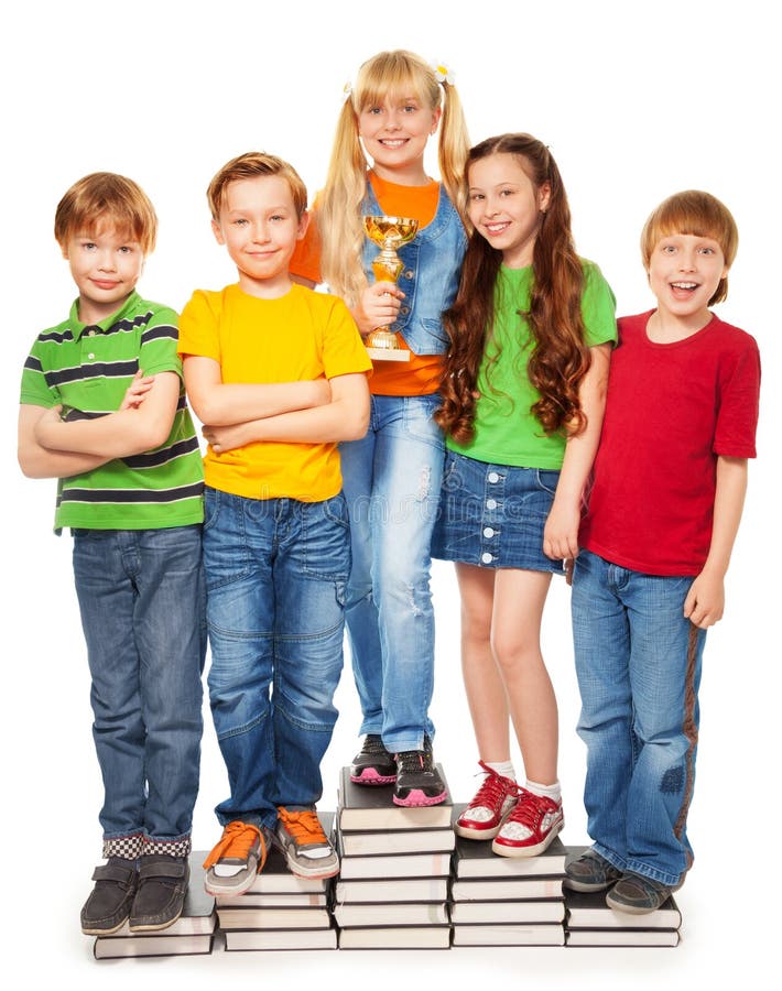 Good team work stock image. Image of classmates, colorful - 27979723