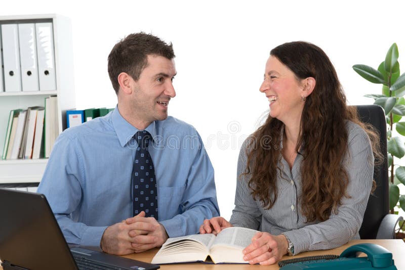 Good Teamwork In The Office Stock Image - Image of good, clerical: 37399969