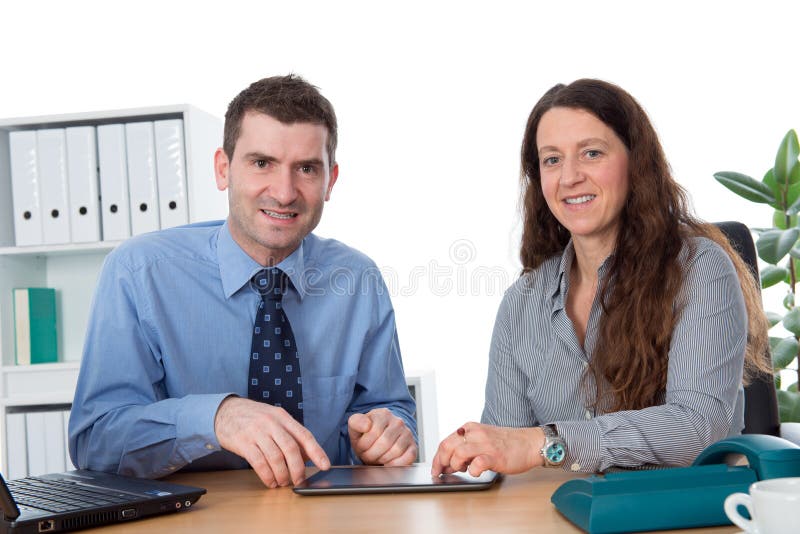 Good Teamwork in the Office Stock Image - Image of business, female ...