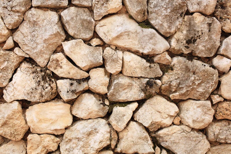 A Good Texture of Rustic Stone Wall in Countryside Stock Image - Image ...