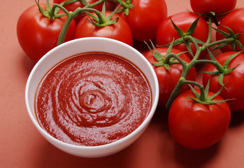 Good tomato cream. stock image. Image of sauce, freshness - 9104881