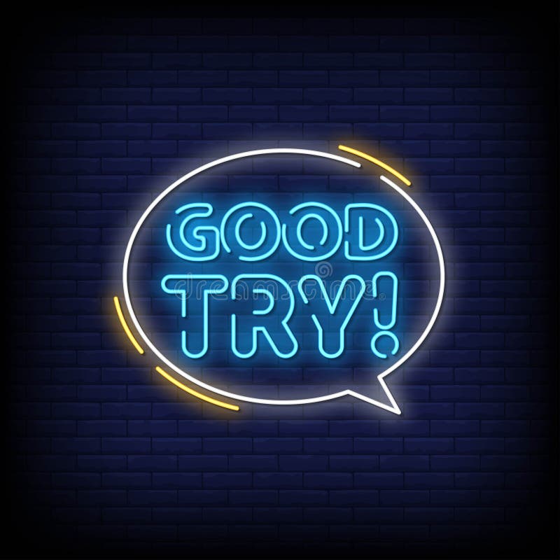 See The Good Neon Signs Style Text Vector Stock Vector - Illustration ...