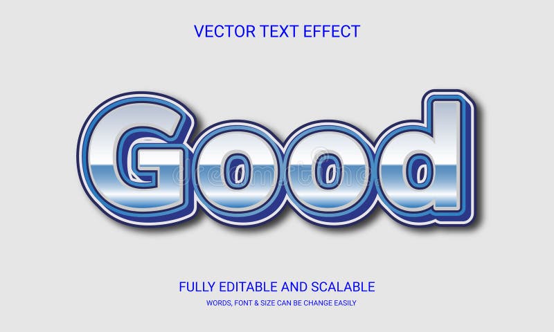 Good Vector Eps 3d Changeable Text Effect Design. Stock Vector ...