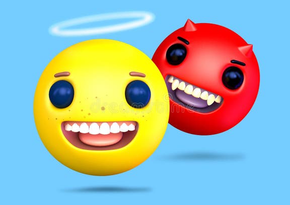 Good versus evil stock illustration. Illustration of social - 260001132