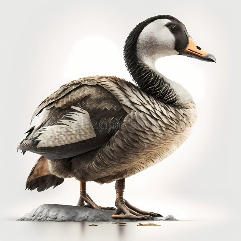 Good View Goose Illustration. Generative AI Stock Illustration ...