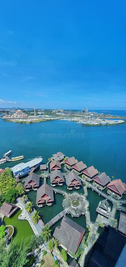 Good view on the rooftop stock photo. Image of villa - 276373722