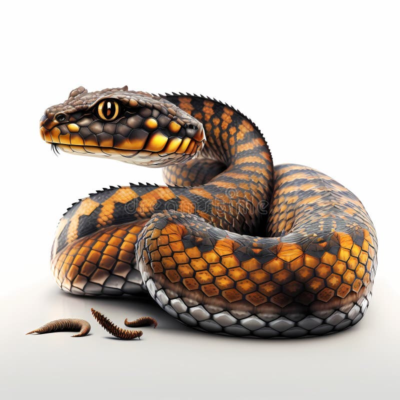 Good View Snake Illustration. Generative AI Stock Illustration ...