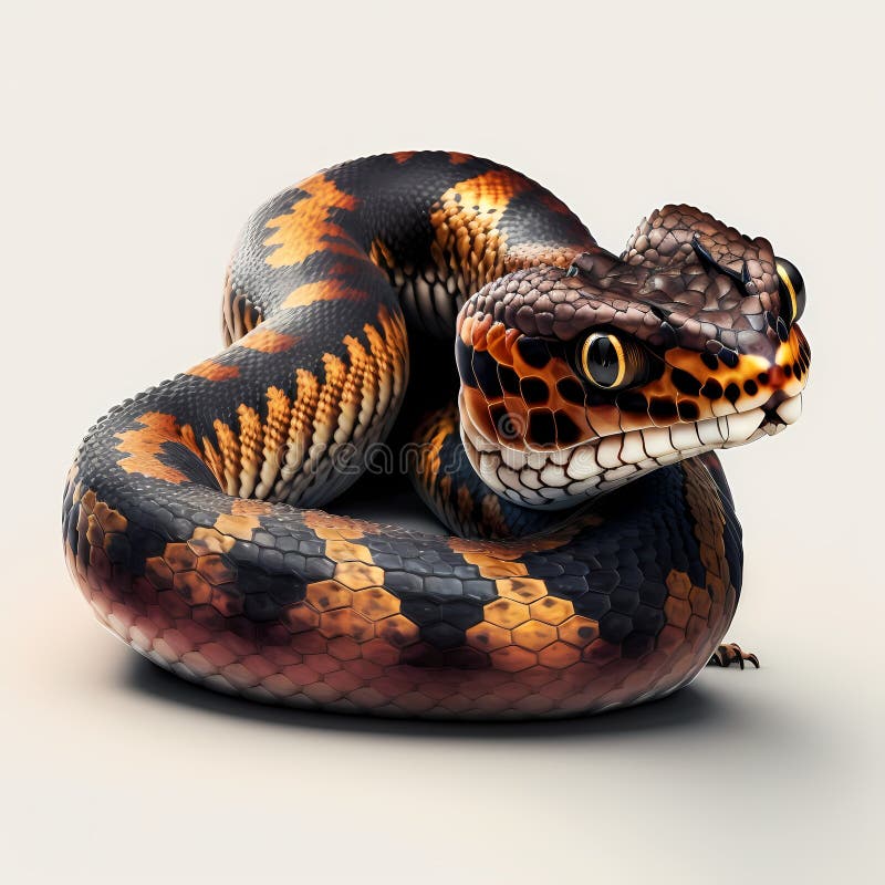 Good View Snake Illustration. Generative AI Stock Illustration ...
