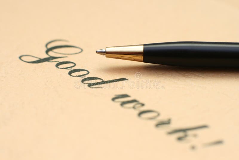 Good work stock photo. Image of sign, close, work, confident - 181438012