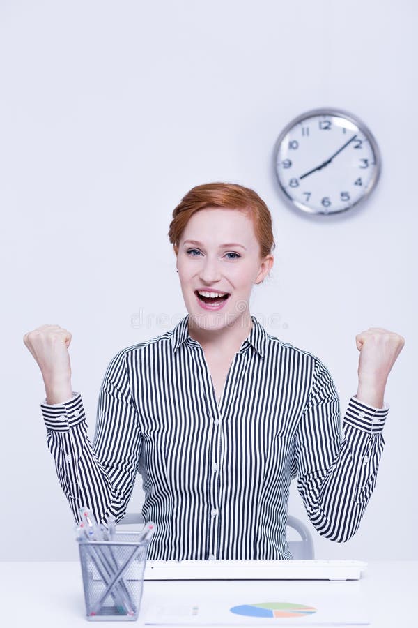 Good Worker with Positive Attitude Stock Image - Image of energy ...