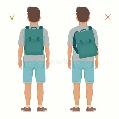 Correct Walking Posture Stock Illustrations – 77 Correct Walking ...