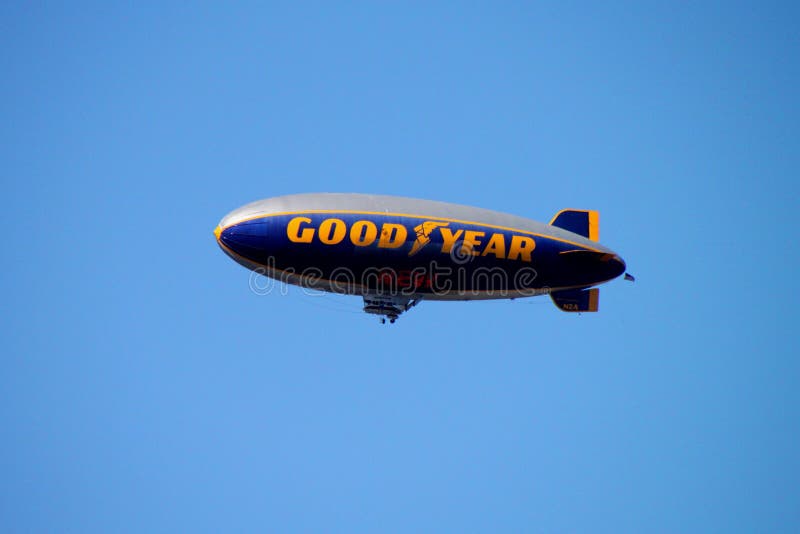 Good Year Blimp editorial photo. Image of sports, famous - 20932676