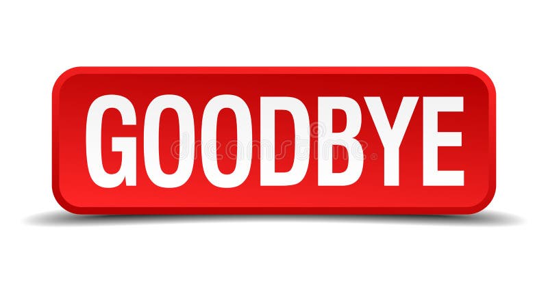 Goodbye button stock vector. Illustration of background - 121127411