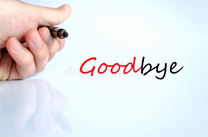 Goodbye concept stock photo. Image of separation, away - 90444552