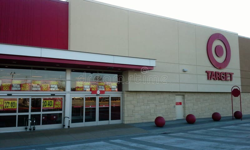 Goodbye Target editorial stock image. Image of department - 50610749