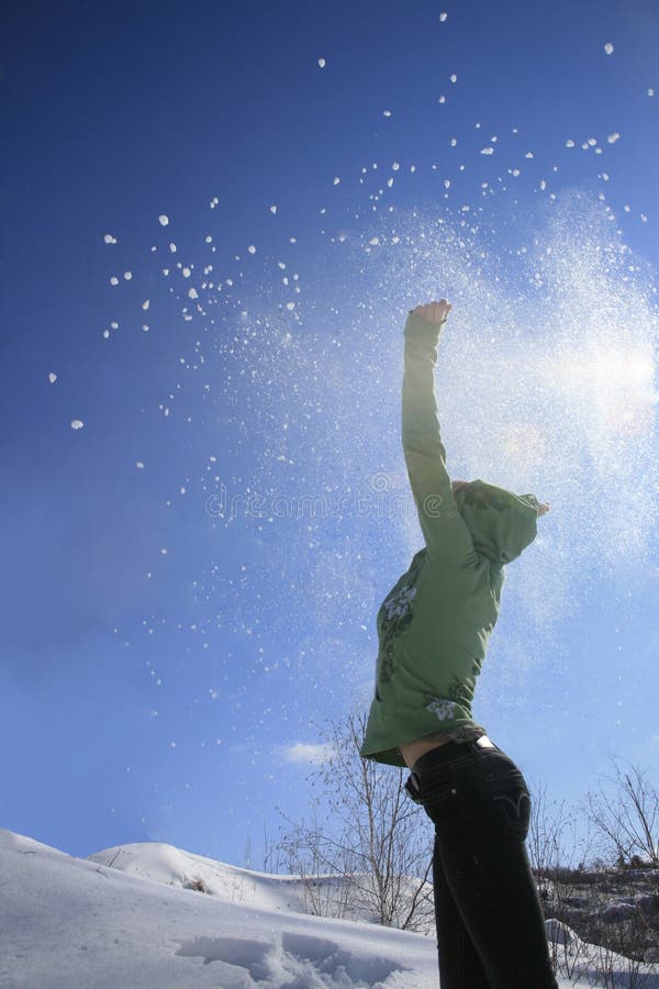 Goodbye winter stock image. Image of hood, clothing, anger - 4492403