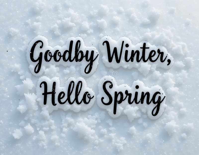 Goodbye Winter Stock Illustrations – 687 Goodbye Winter Stock ...