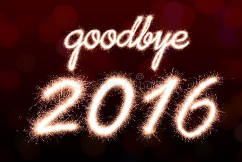 Goodbye 2016 hello 2017 stock photo. Image of letters - 76855132