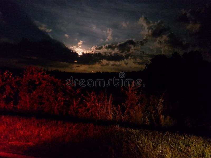Goodnight Sun stock photo. Image of cloudcover, setting - 262459284