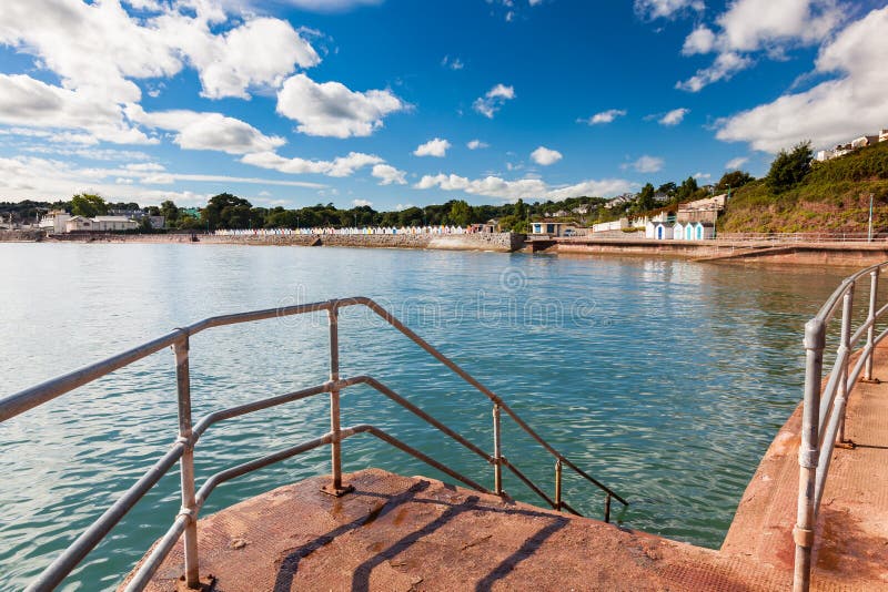 Goodrington Sands Devon England UK Stock Photo - Image of north ...