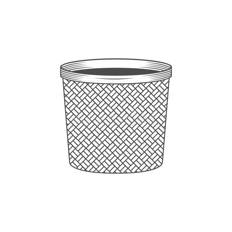 Goods Container, Bamboo Craft Stock Vector - Illustration of ...