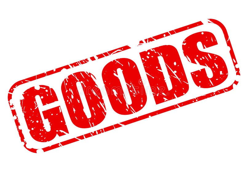 Goods red stamp text stock vector. Illustration of emblem - 52095967