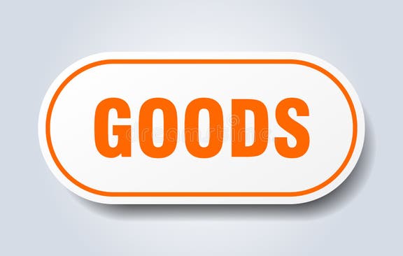 Goods sticker. stock vector. Illustration of square - 197148750