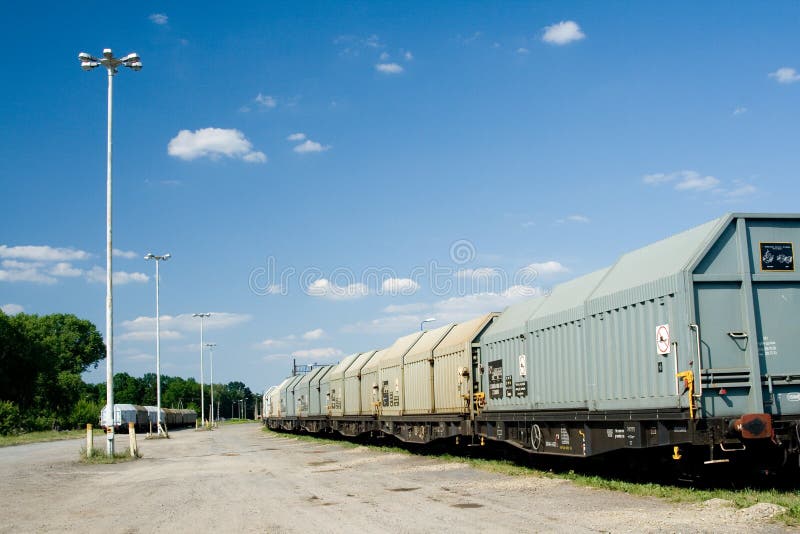 Goods Van On Station Picture. Image: 2575349