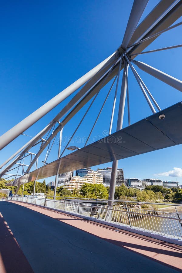 Goodwill Bridge in Brisbane Australia Editorial Photography - Image of ...