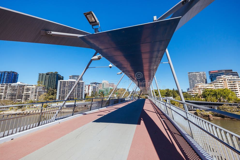 Goodwill Bridge in Brisbane Australia Editorial Photo - Image of ...