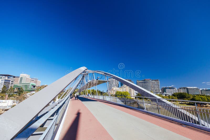 Goodwill Bridge in Brisbane Australia Editorial Photo - Image of ...