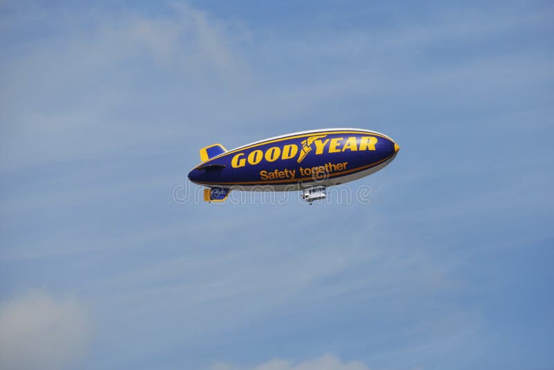 The Goodyear Zeppelin NT editorial stock image. Image of light - 42008434