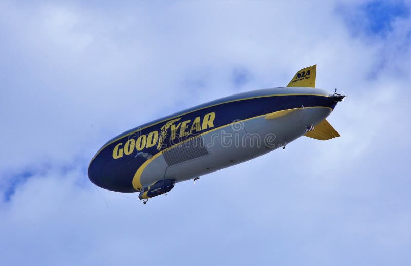 Blimp over stadium stock photo. Image of fans, cleveland - 188636