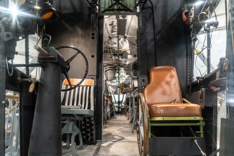 1942 Goodyear Blimp ZNP-K Control Car Editorial Photo - Image of ...