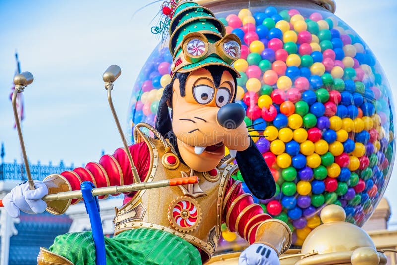 Disney World Orlando Florida Magic Kingdom Parade Goofy Editorial Stock ...