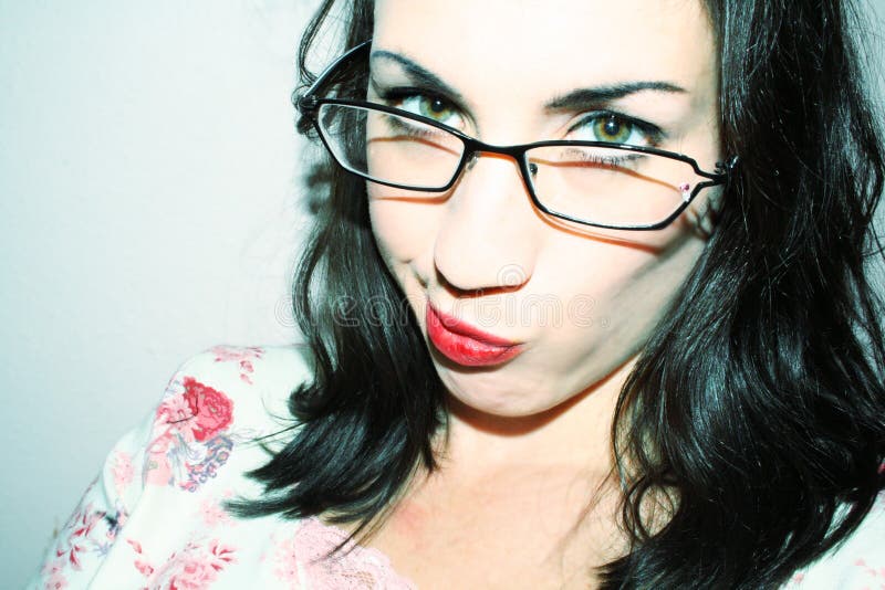 Goofy Face Girl stock photo. Image of people, expression - 4962446