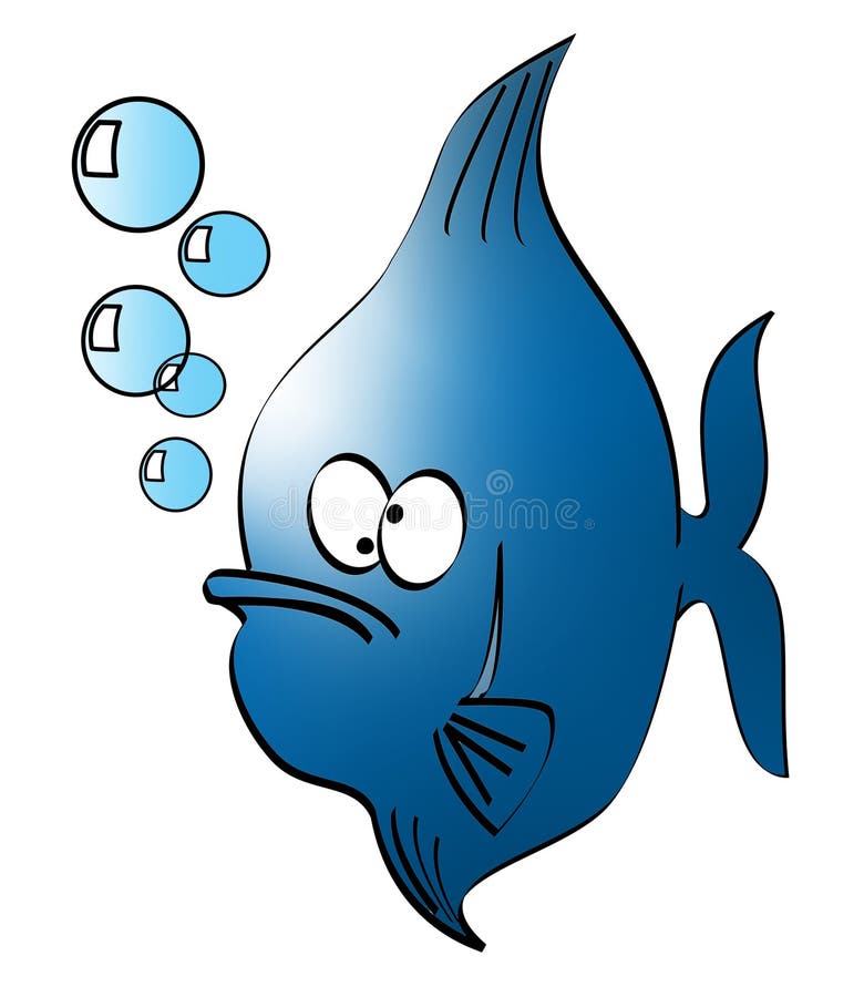 Goofy fish stock illustration. Illustration of graphic - 4031034