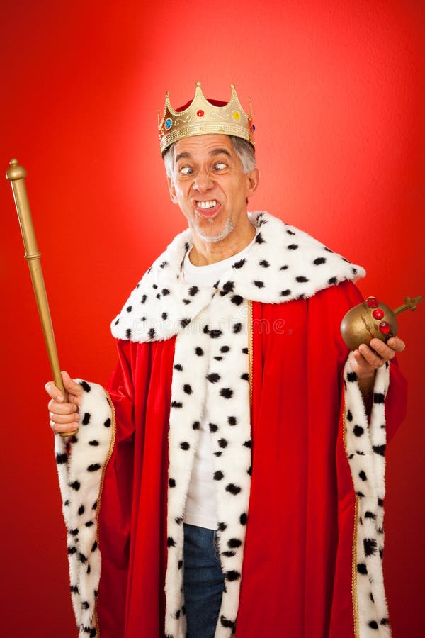 Goofy King stock image. Image of emperor, royal, cape - 85231417