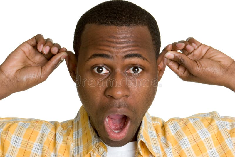 Goofy Man stock photo. Image of background, ears, african - 5332988