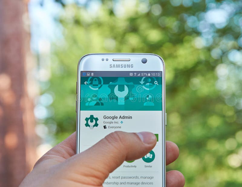 Google Admin app editorial photography. Image of administration - 72122312