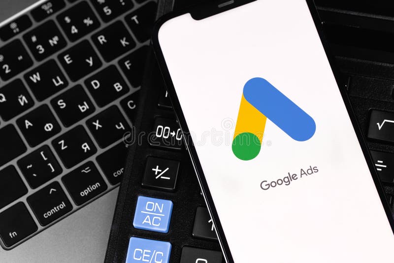 Google Ads AdWords Logo Mobile App Editorial Stock Image - Image of ...