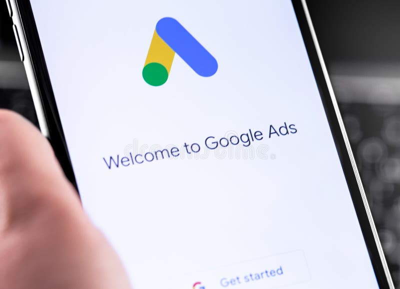 Google Ads App on the Screen Smartphone Editorial Image - Image of ...