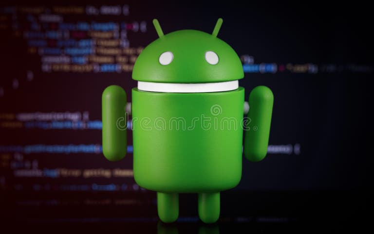 Google Android Figure on Digital Editorial Stock Photo - Image of ...