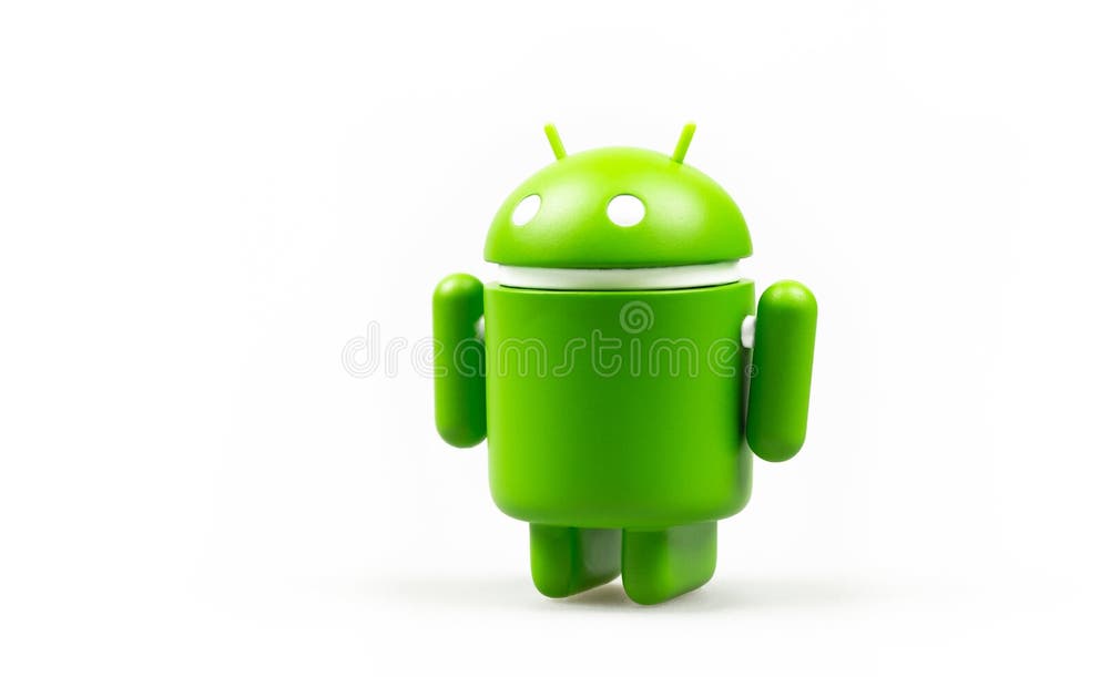 Google Android Figure-symbol on White Editorial Stock Photo - Image of ...