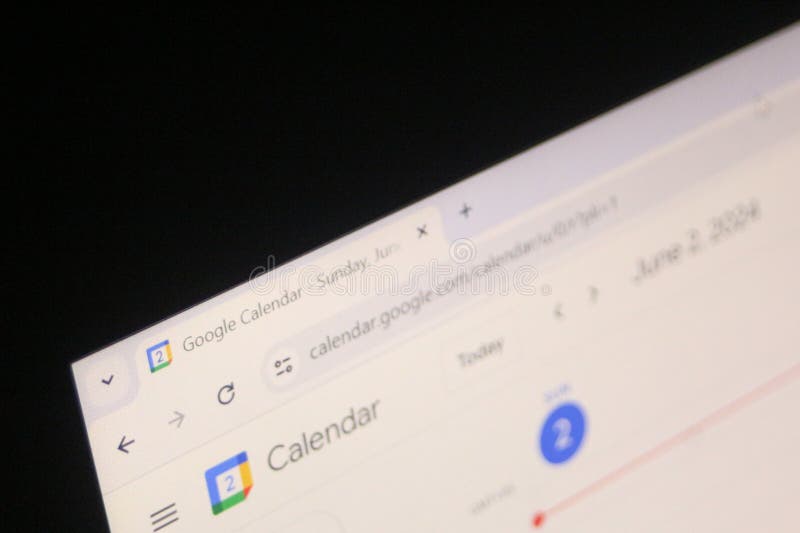 Google App Calendar Capture High Resolution Photo Editorial Image ...