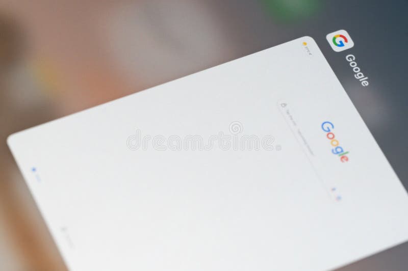 Google Application for Mobile Device Editorial Photography - Image of ...