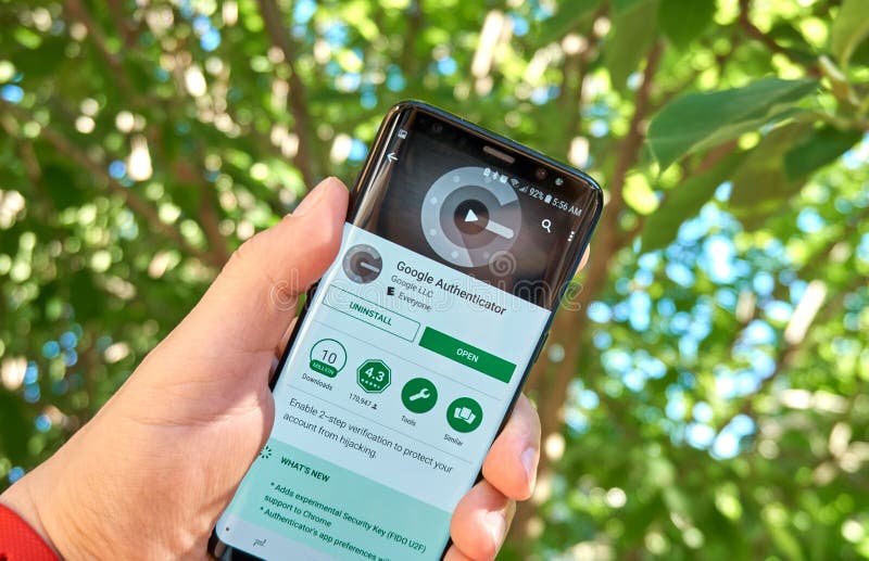 Google Authenticator Mobile App Editorial Photo - Image of sign, codes ...