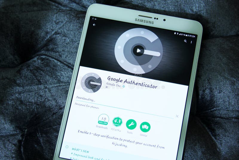 Google Authenticator Zastosowania Logo Fotografia Editorial - Obraz ...