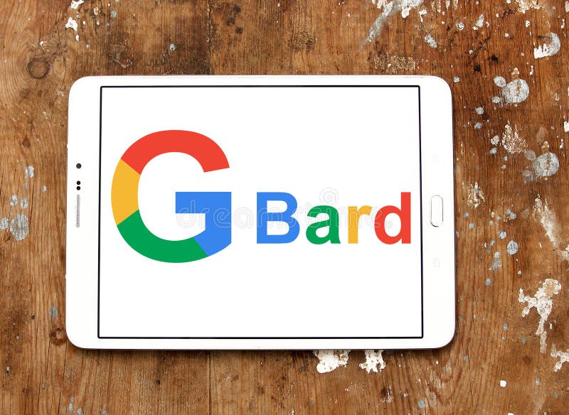 Google Bard Logo on Mobile Device. AI Chatbot Technology Editorial ...
