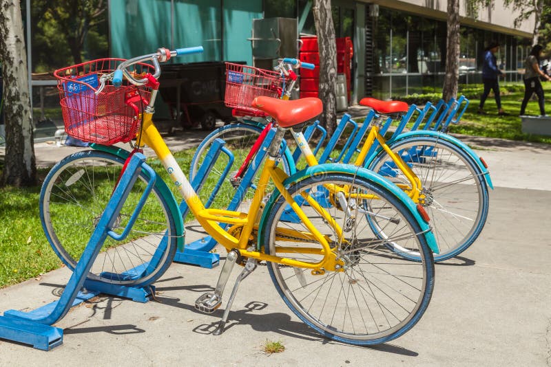 Google Bicycle in Googleplex Headquarters . Editorial Stock Image ...